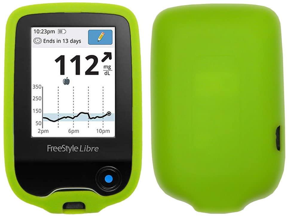 Buy Premium Silicone Case for Freestyle Libre & Libre 2 - Green ...