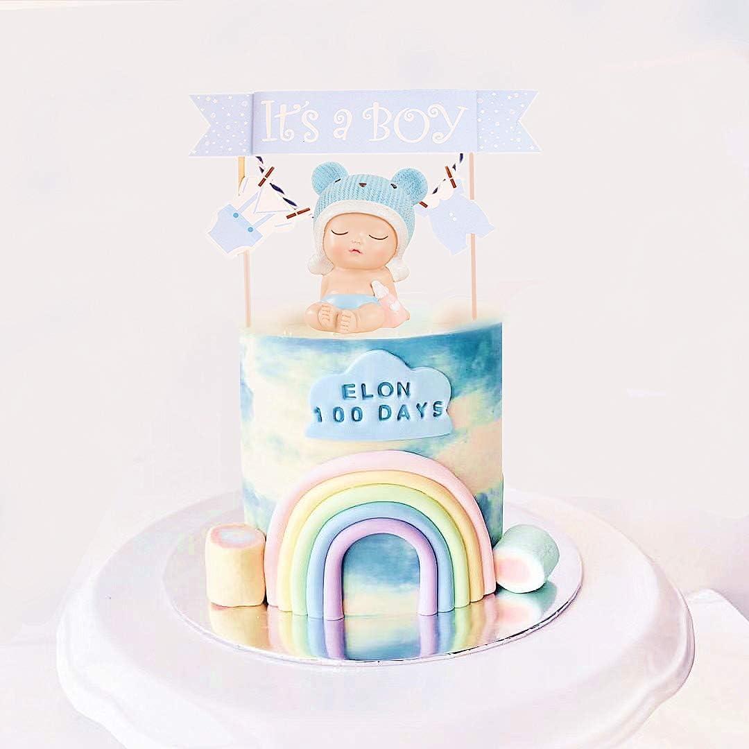 JeVenis Blue Baby Boy Cake Decoration Oh Boy Cake Decoration Its a Boy ...