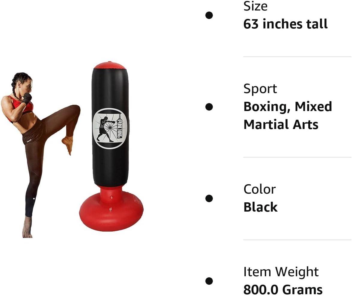 Inflatable Free Standing Punching Bag for Kids and Adults - Boxing ...