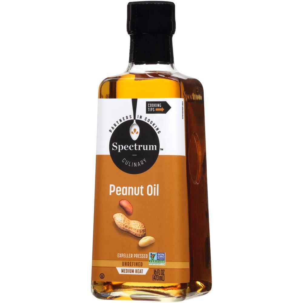 Spectrum Unrefined Peanut Oil 16 oz - 100% Pure and Natural | Buy Now ...