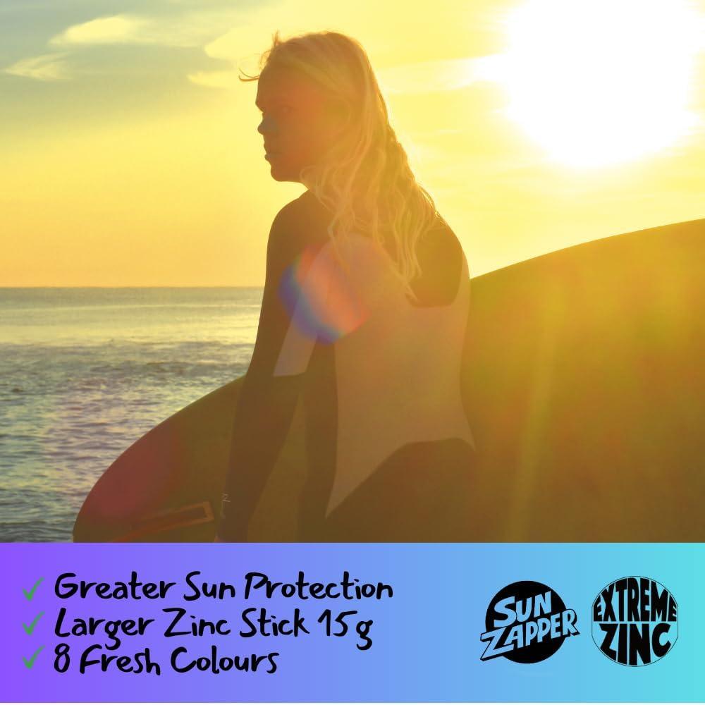 Sun Zapper Extreme Zinc Stick SPF50+ Coral Pink - Australian Made Zinc ...