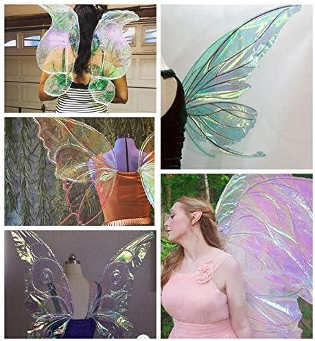 Iridescent Film Rainbow Cellophane - Opal White | Unique Colorful ...