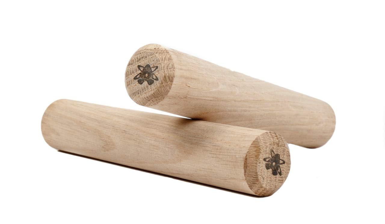 Atomik Climbing 2 Hard Wood Pegs for Peg Boards - Grip and Strength ...