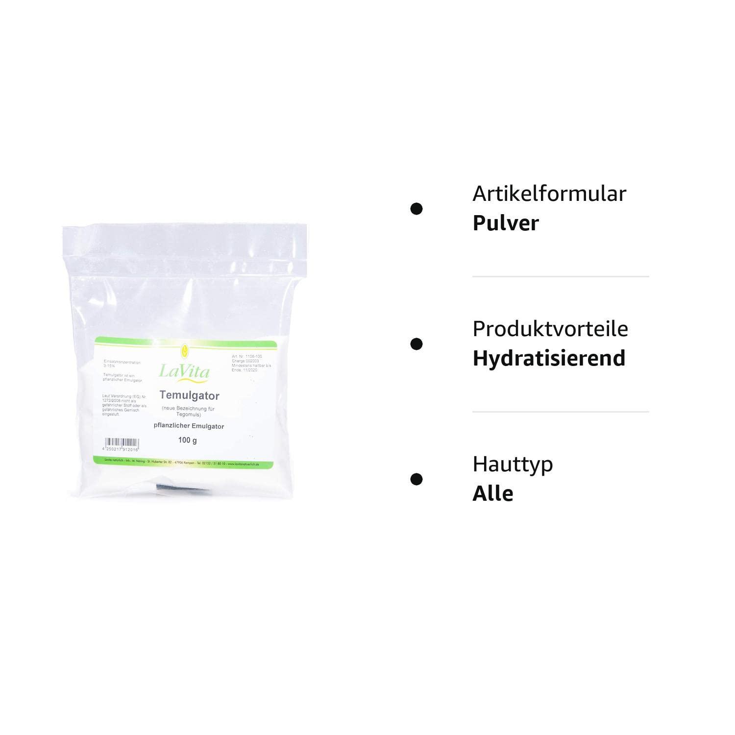 Buy Lavita Temulgator 100g - Top Vegetable Emulsifier | Formerly ...