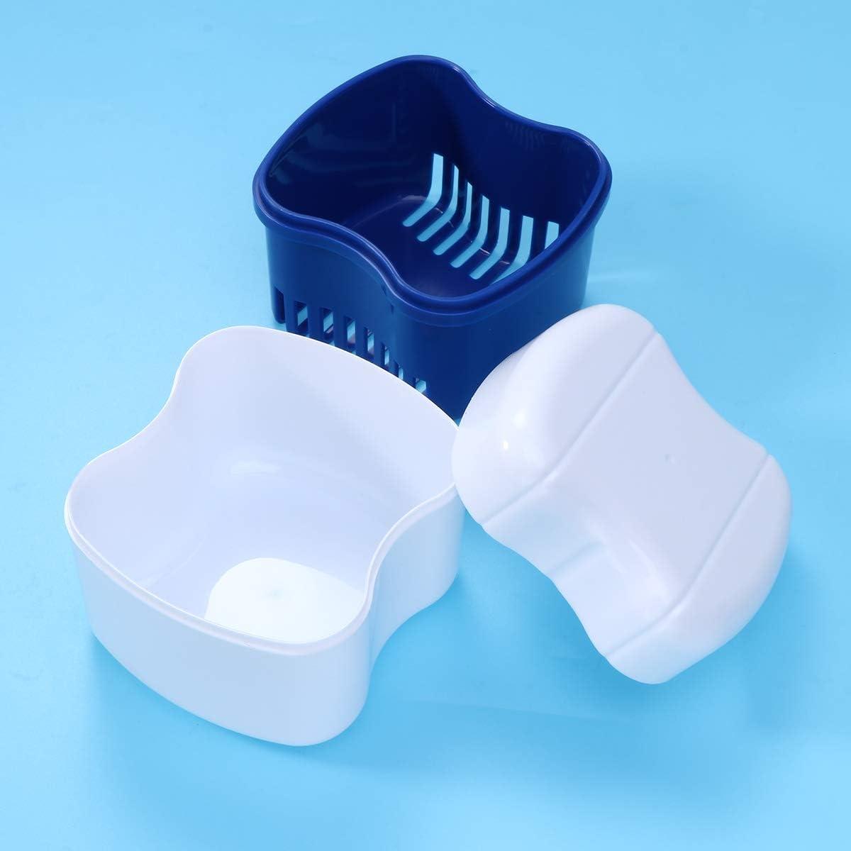 HEALIFTY Denture Box Case for False Teeth with Sink - Blue | Durable ...