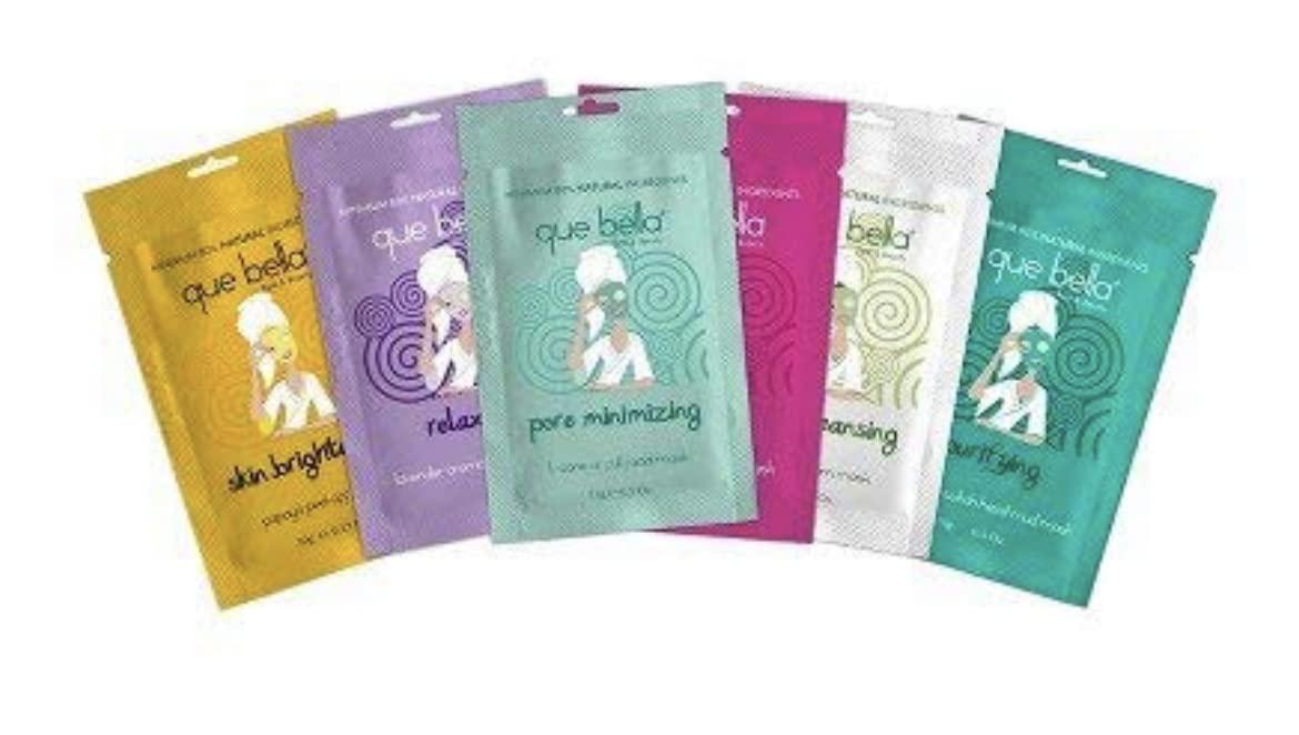 Que Bella174 Face Mask Pamper Pack - 6ct: Luxurious Skincare Treatments ...
