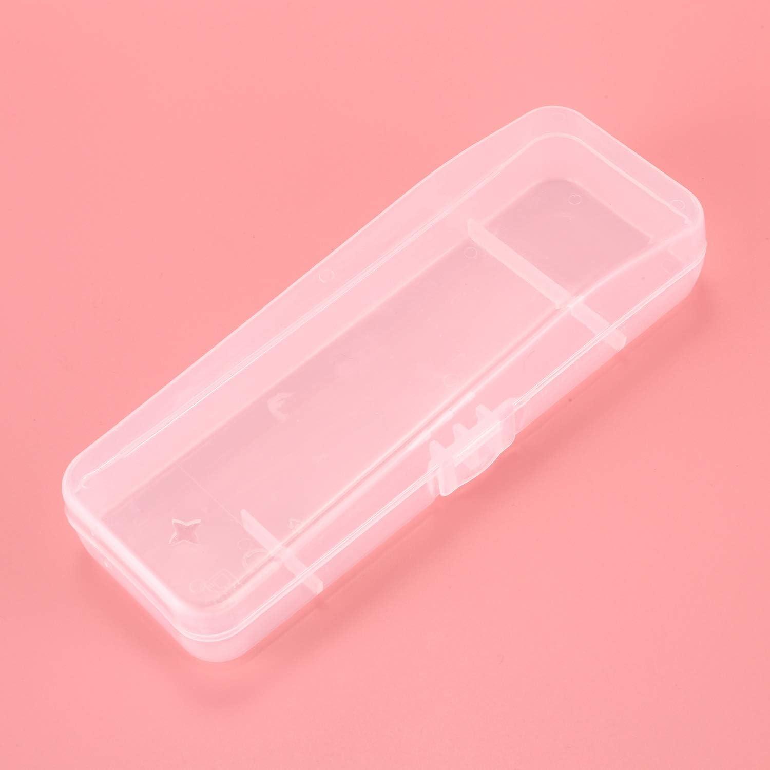 Senmubery Travel Double Edge Razor Storage Box - Transparent Holder ...