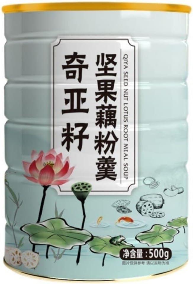 500g x 1 can Sweet Scented Chia Seed nut Lotus Root Starch Soup Meal ...