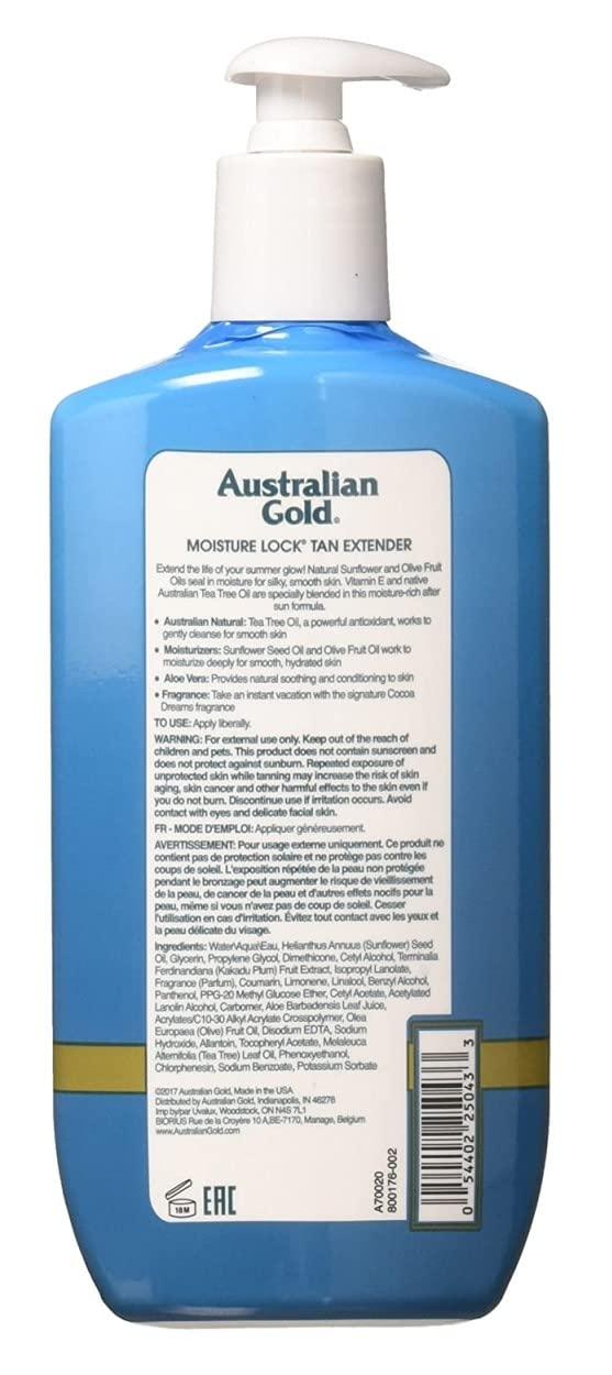 Australian Gold Moist Lock Tan Extender 16oz Pump (473ml) - 6 Pack ...