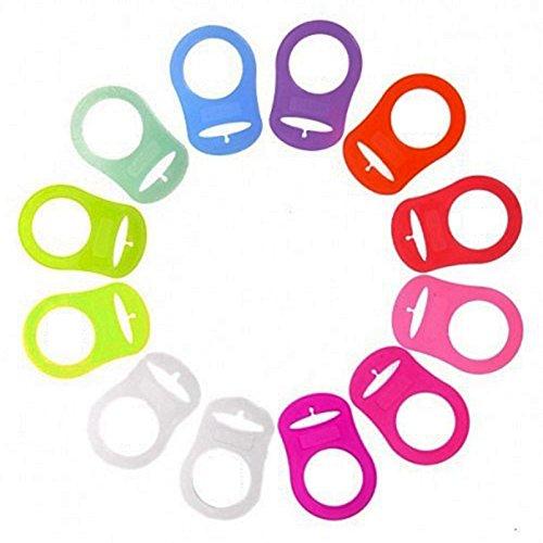 Buy Pink Silicone Pacifier Chain Ring Adapter - Safe & Stylish for ...