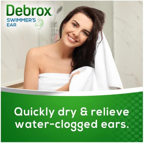 Debrox Swimmer's Ear Drying Drops for Adults & Kids 1 Fl oz. (Pack of 6)