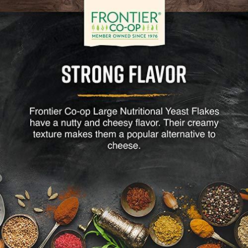 Frontier Co-op 1lb Nutritional Yeast Large-Flake | Unflavored | Vegan ...