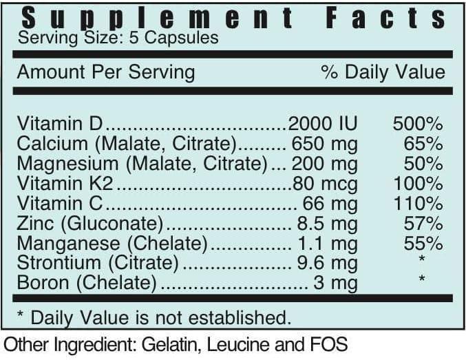 Systemic Formulas Cal Calcium Plus 100 Capsules - Highly Bioavailable ...