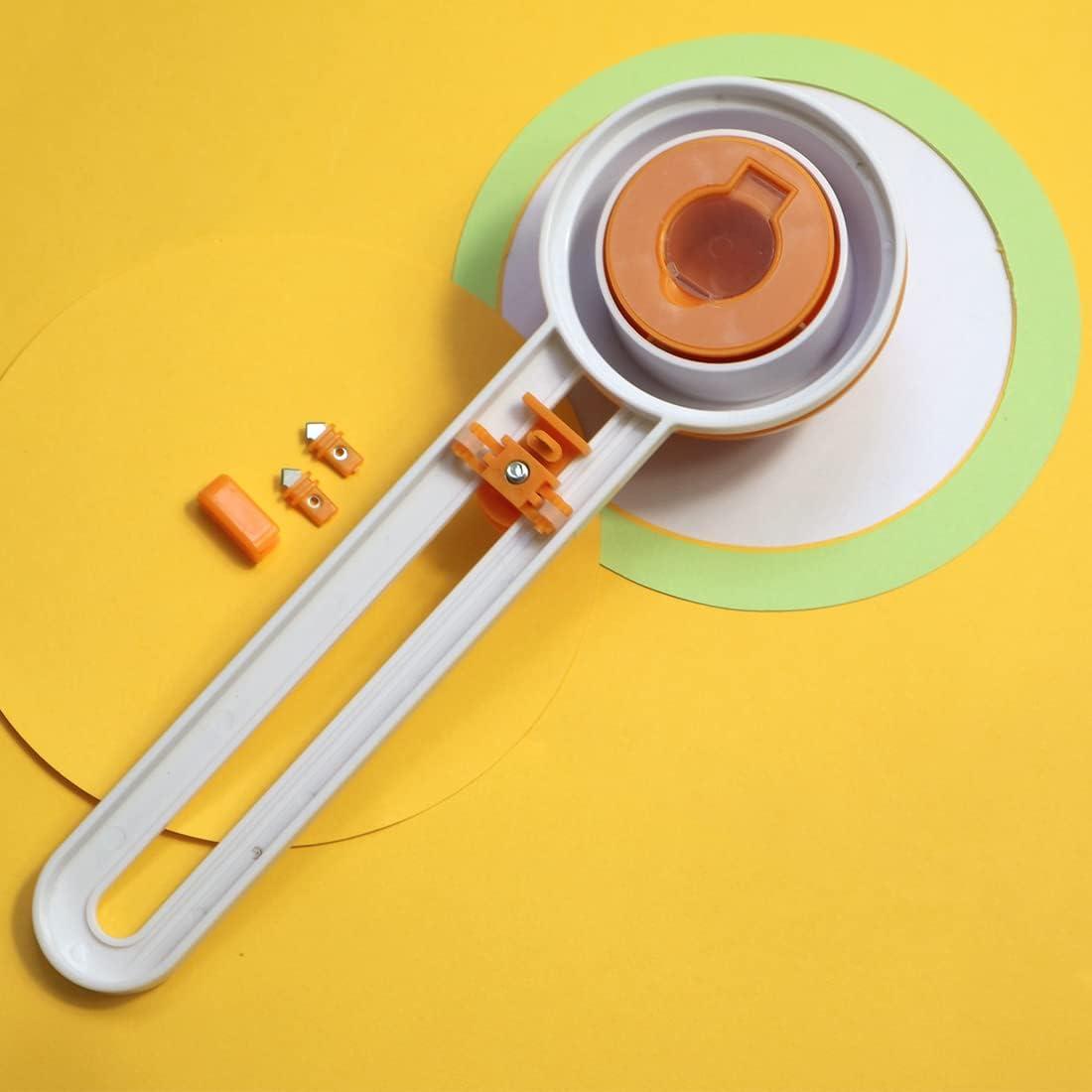 Circle Paper Cutter with 3 Blades - Craft Cutting Tool for Cardstocks ...