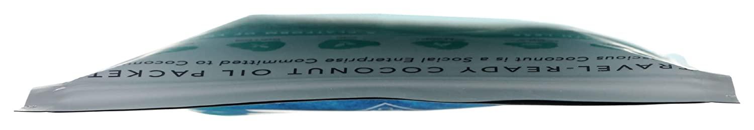 Certified Organic Fair Trade Coconut Oil Packets - 10 Packets, 0.25 Fl ...