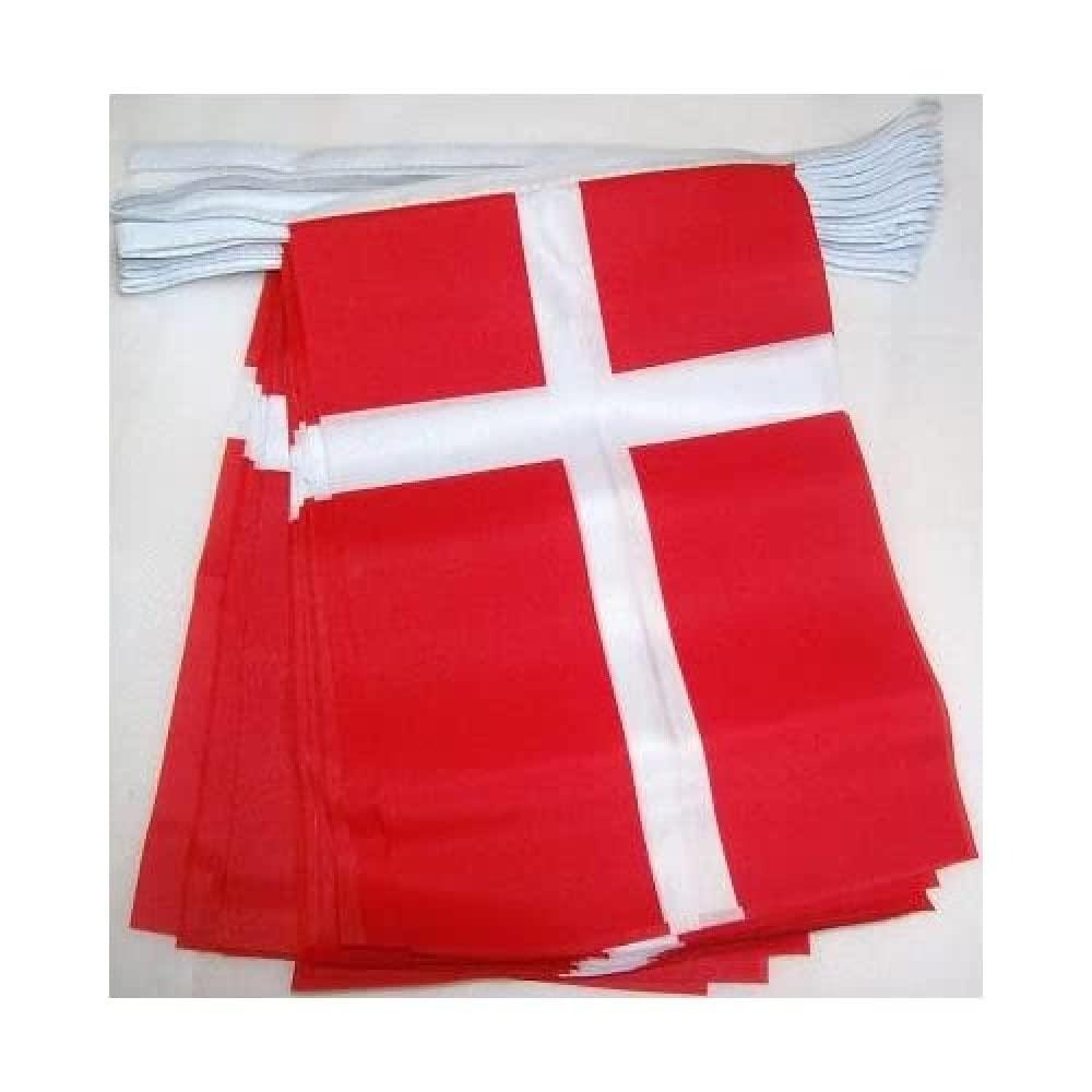 Buy AZ FLAG Denmark Garland Flag Chain - 6 Meters with 20 Flags ...