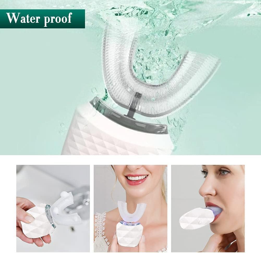 Buy Electric Ultrasound Toothbrush - 360 Automatic U-Shaped Sonic ...