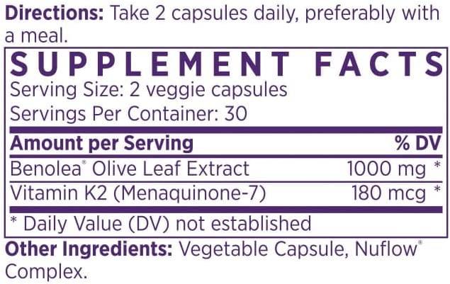 Naomi BP Advanced Healthy Blood Pressure & Cholesterol Support - Olive ...