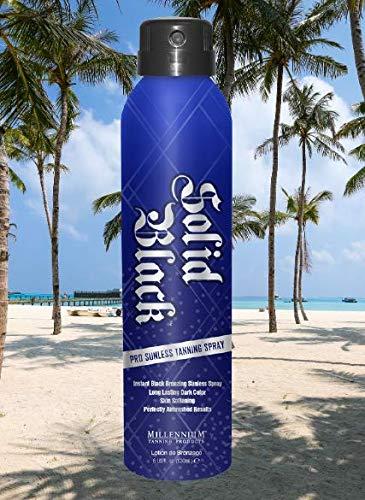 Millennium Tanning Solid Black PRO Organic DHA Self Tanning Spray - 6 fl oz