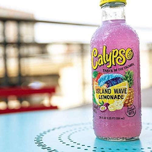 Calypso Island Wave Lemonade 16 Fl Oz Pack Of 12 Real Fruit