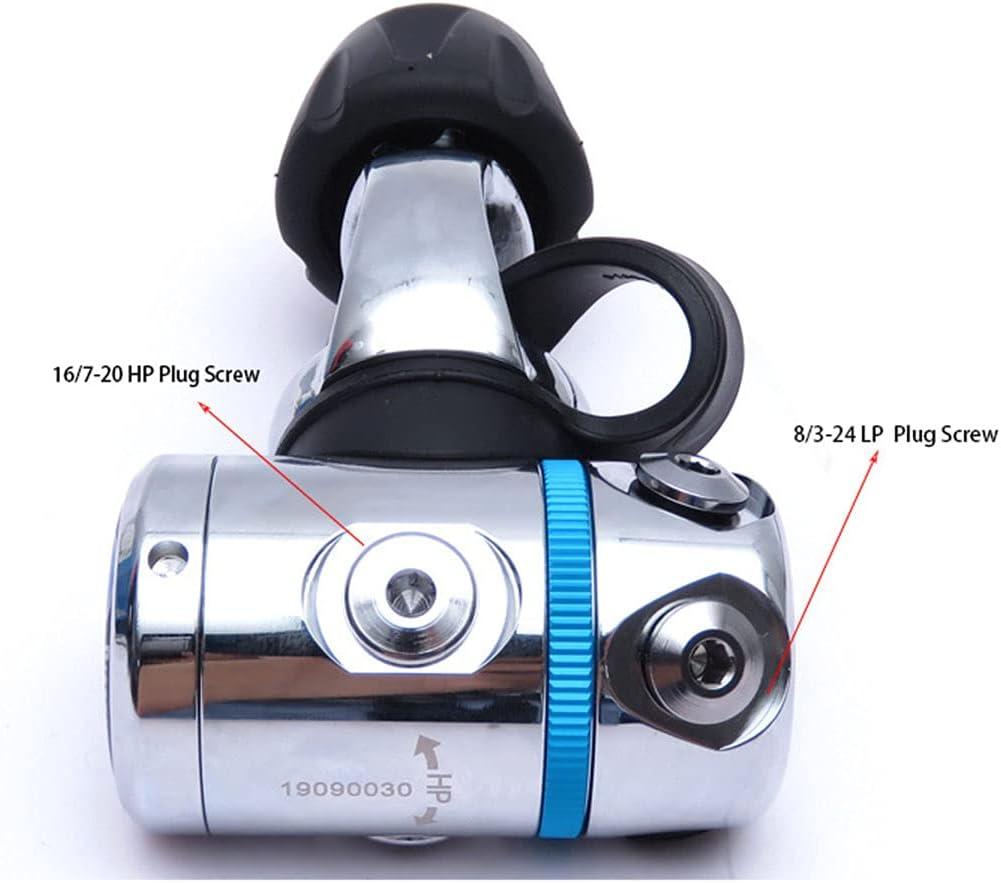 Stainless Steel Scuba Diving Regulator Port Plug Kit - High & Low ...