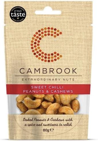 Cambrook | Baked Truffle Nuts 80g | Sweet Chilli Peanuts & Cashews ...