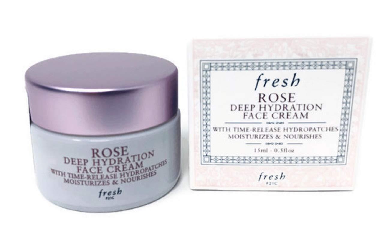 Fresh Rose Deep Hydration Face Cream 0.5oz/15ml - Hydrating Facial ...