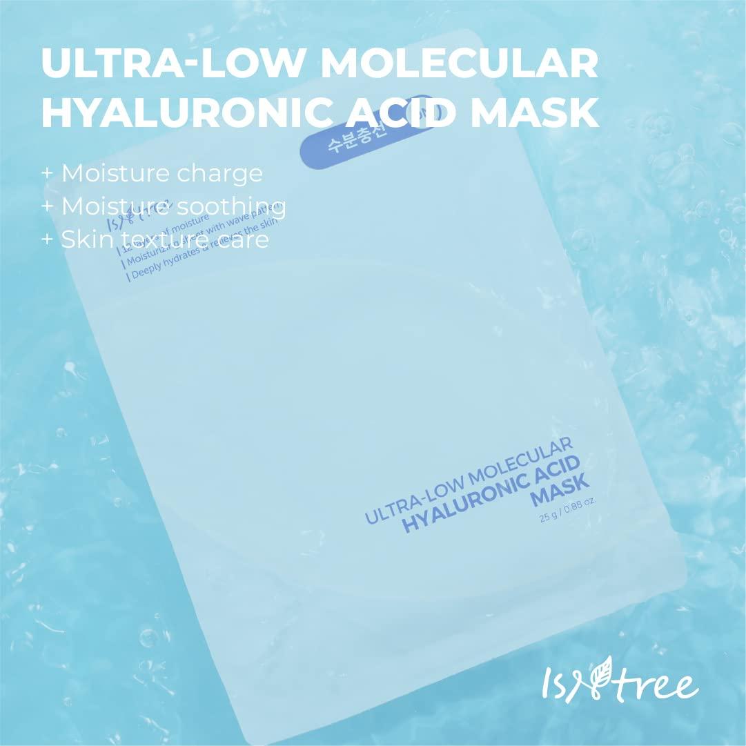 ISNTREE Ultra-Low Molecular Hyaluronic Acid Mask 10ea | 12 Layers of ...