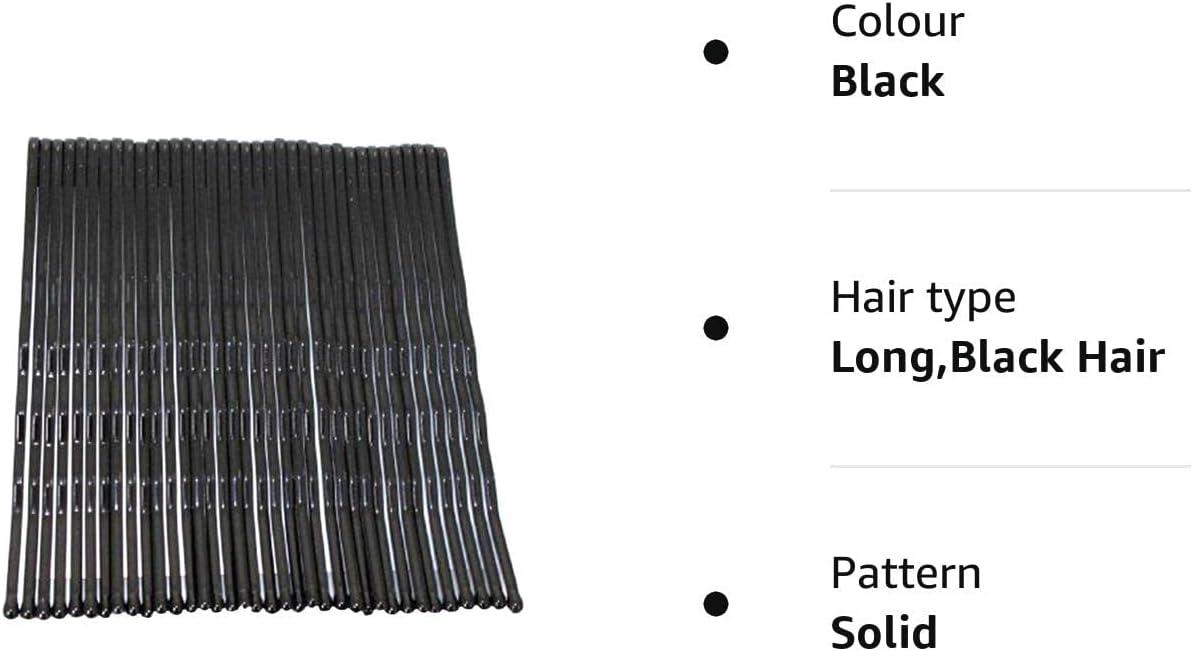 36 Black 6.5 cm Long Kirby Hair Pins Grips Blades Clips - Traditional ...