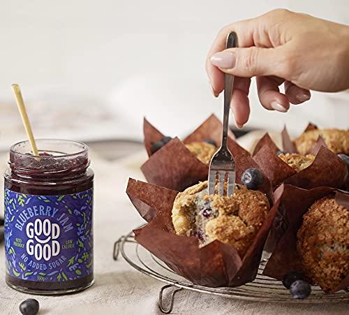 Good Good Sweet Blueberry Jam 12oz - Keto, Vegan, No Added Sugar ...