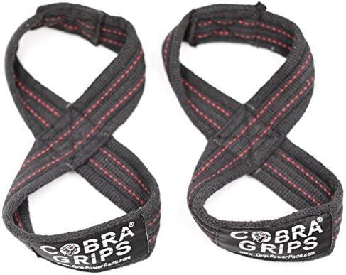 Figure 8 Loop Deadlift Straps - 70 cm Length - Ideal for Powerlifting ...