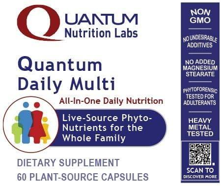 Quantum Daily Multi - All-in-One Multi-Nutrient Multivitamin for The ...