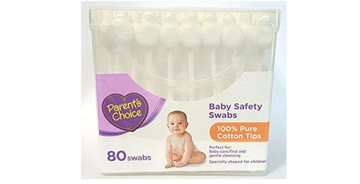 Parent's Choice Baby Safety Swabs 80 Ct - Gentle and Effective Cleaning ...