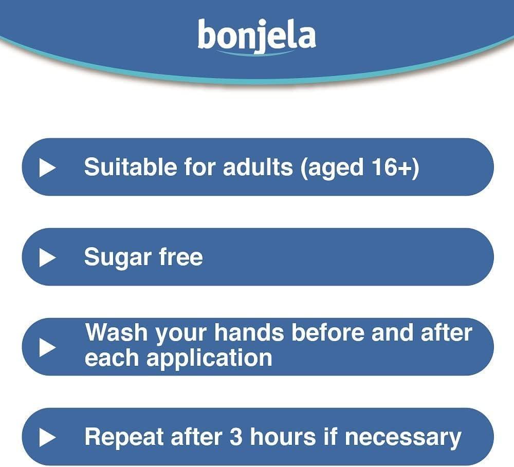 Bonjela Antiseptic Pain-Relieving Gel for Mouth Ulcer Treatment Cold ...