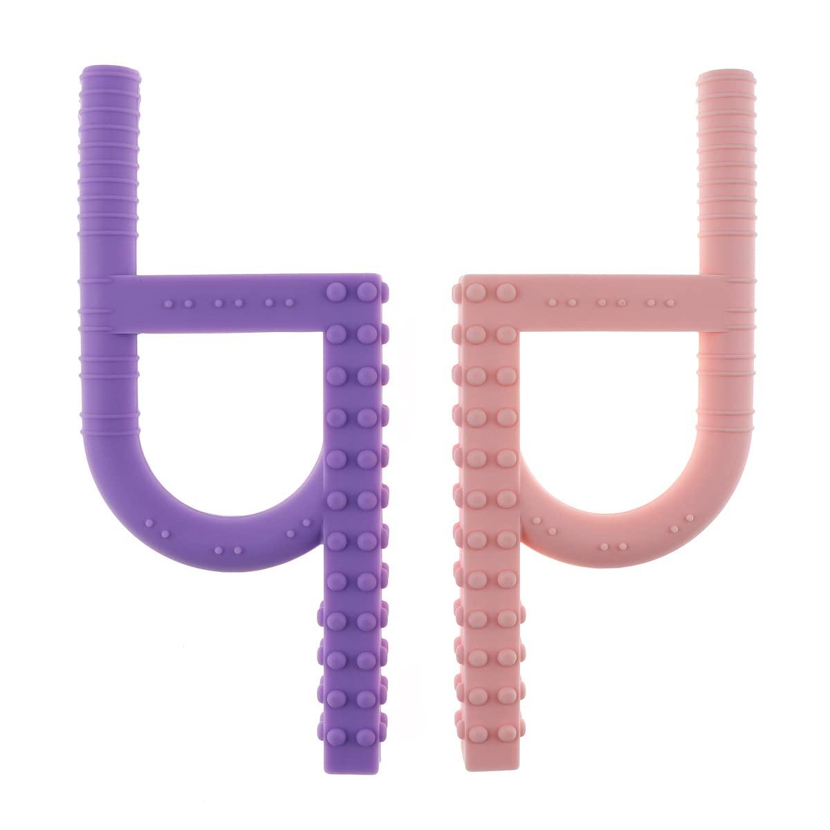 Sensory Oral Motor Chew Tool for ADHD Autism SPD - Pink Purple Special ...