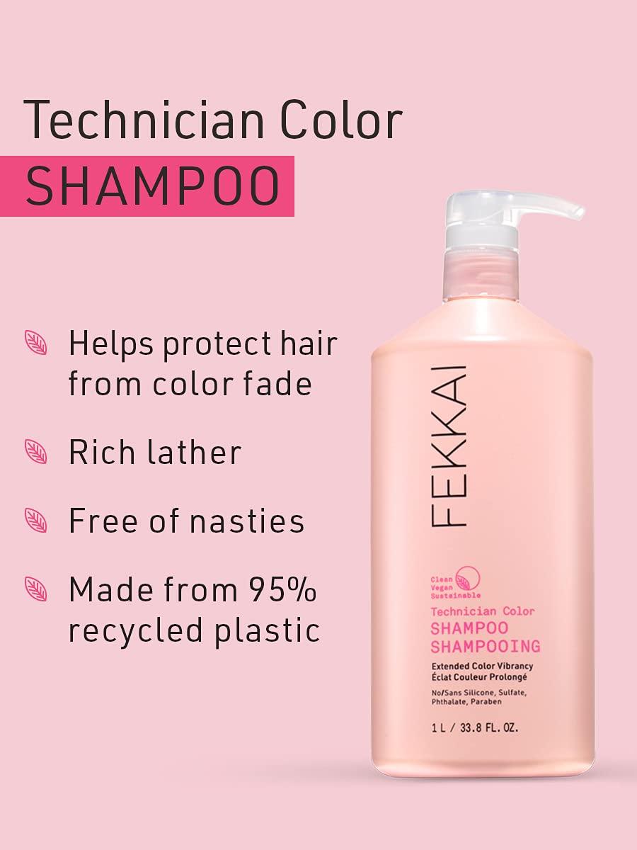 FEKKAI Technician Color Shampoo - Color Protecting Formula for Color ...