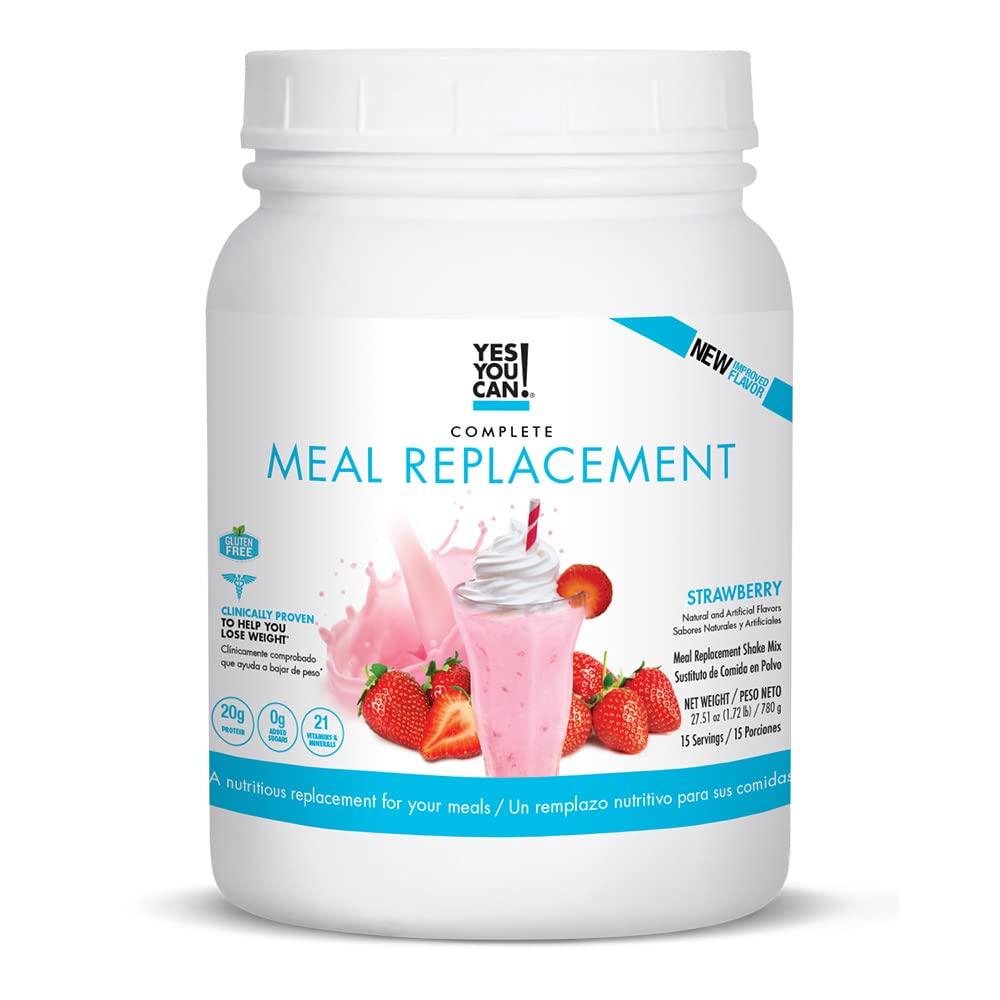 Yes You Can! Complete Meal Replacement Shake - Strawberry - 15 Servings ...