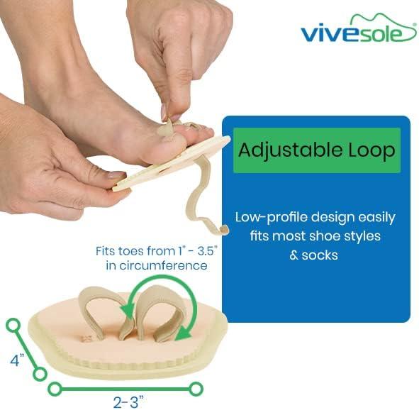ViveSole Double Hammer Toe Splint Pair - Toe Corrector for Women ...