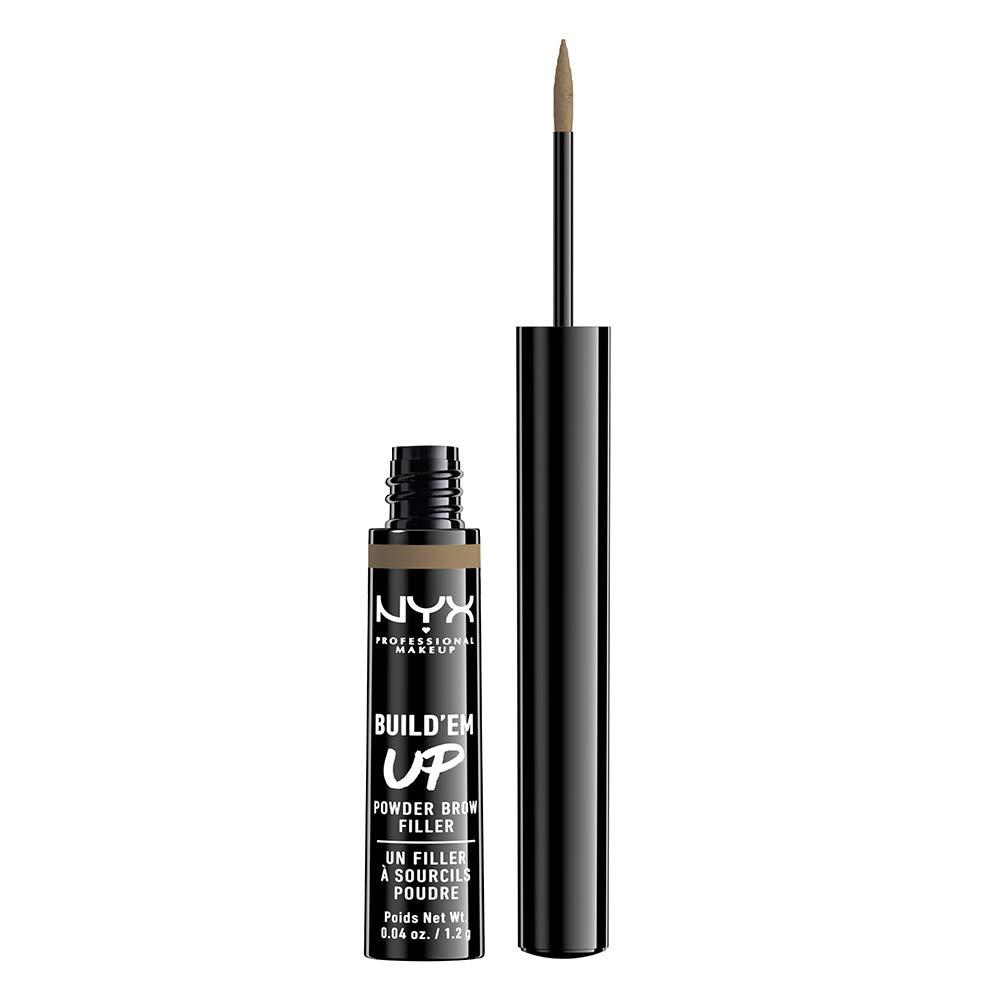 NYX Cosmetics Build'Em Up Powder Brow Filler in Taupe - Defined and ...