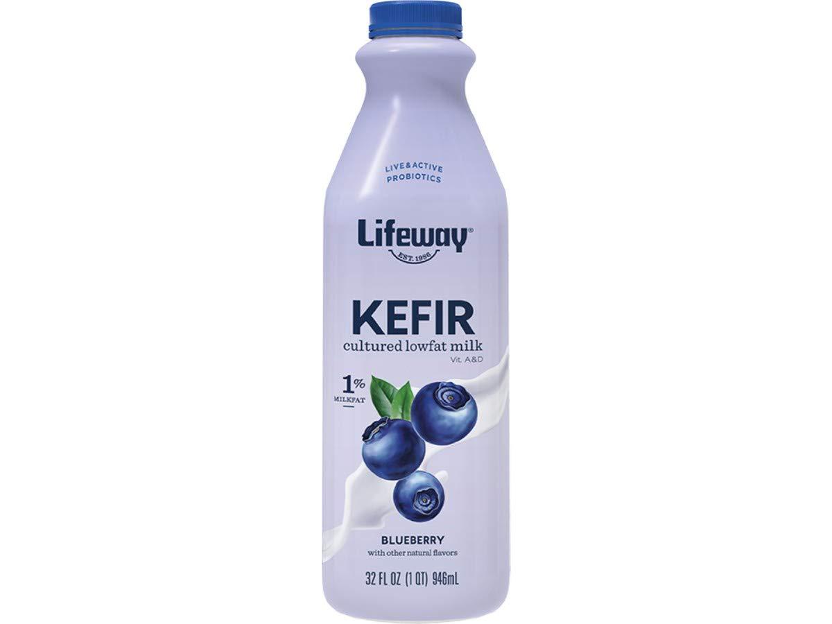 Lifeway Probiotic Low Fat Blueberry Kefir 32oz - 6 Pack | Buy Now with ...