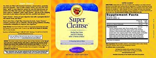 Nature's Secret Super Cleanse - Detox & Colon Health Support