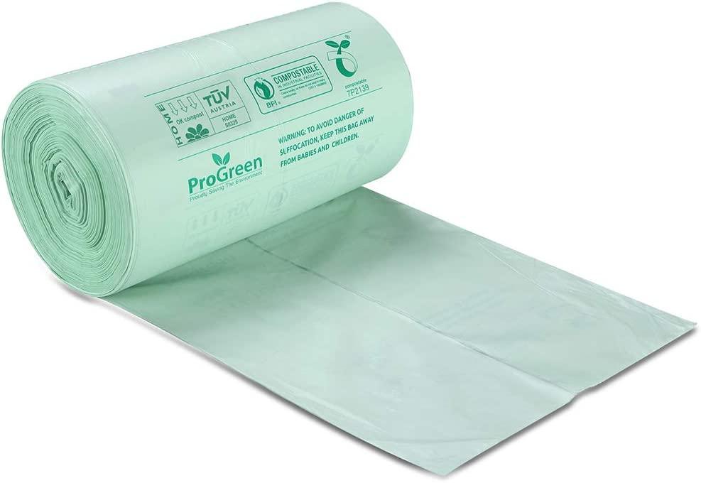 ProGreen 2.6 Gallon Compostable Bags - 100 Count | Biodegradable, Extra ...