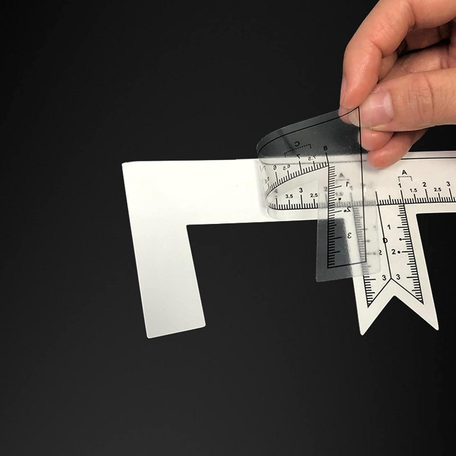 Disposable Adhesive Eyebrow Ruler Sticker 50pcs/pack - Brow Mapping ...