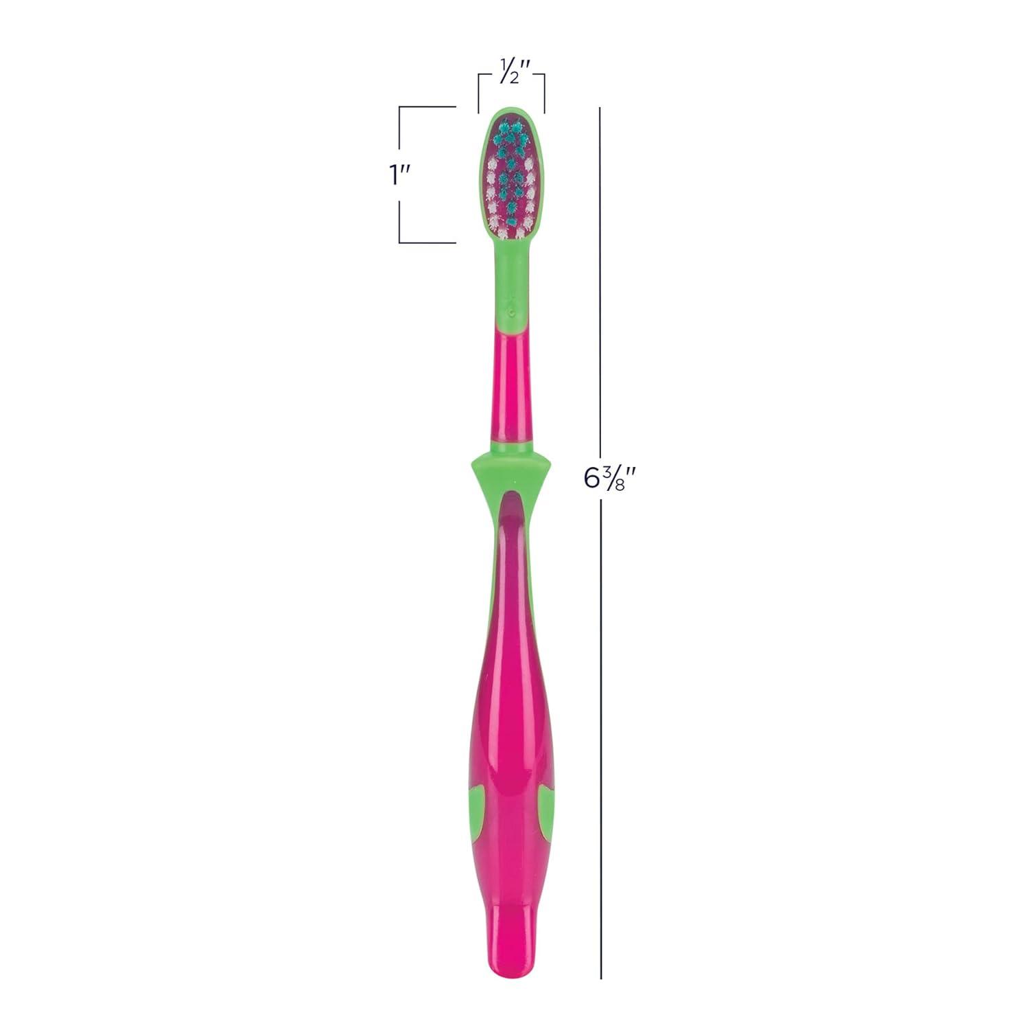 SmileGoods Y264 Child Toothbrush 26 Tuft Soft Bristle With Dolphin Grip ...