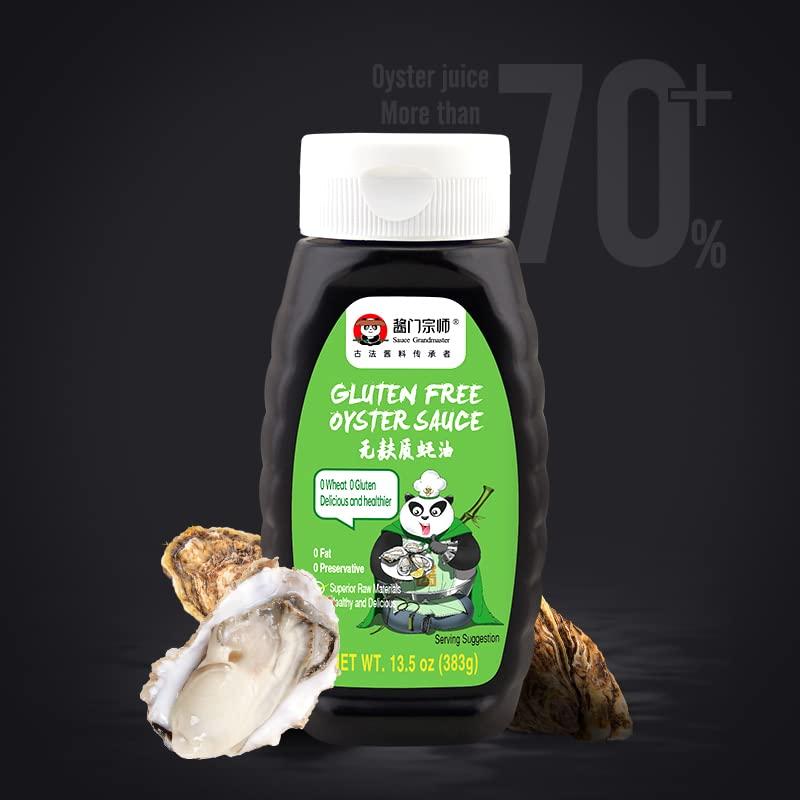 Premium Oysters Sauce 70% Gluten-Free, Rich Umami Flavor - 27 Fl Oz (Pack of 2) | Sauce ...