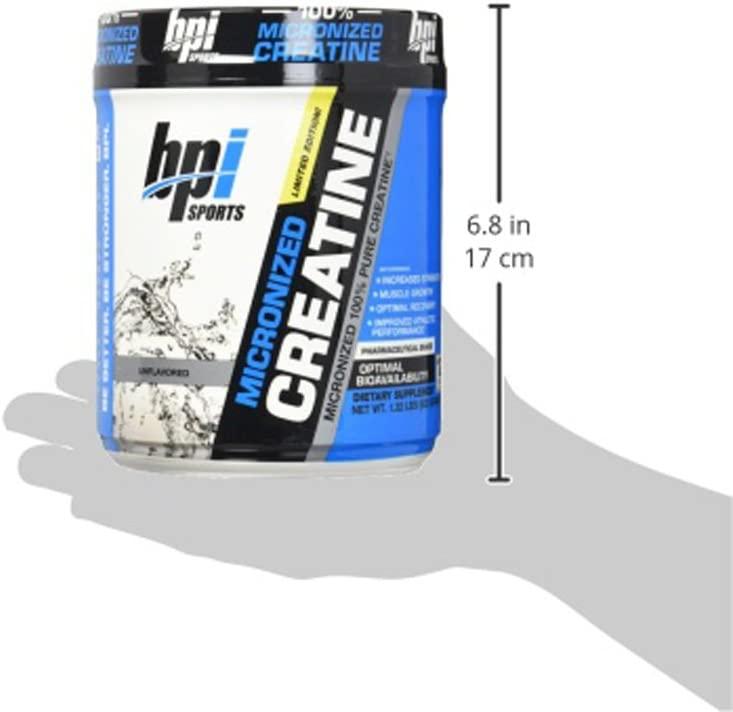 BPI Sports Micronized Creatine - 100% Pure - Increase Strength, Reduce ...