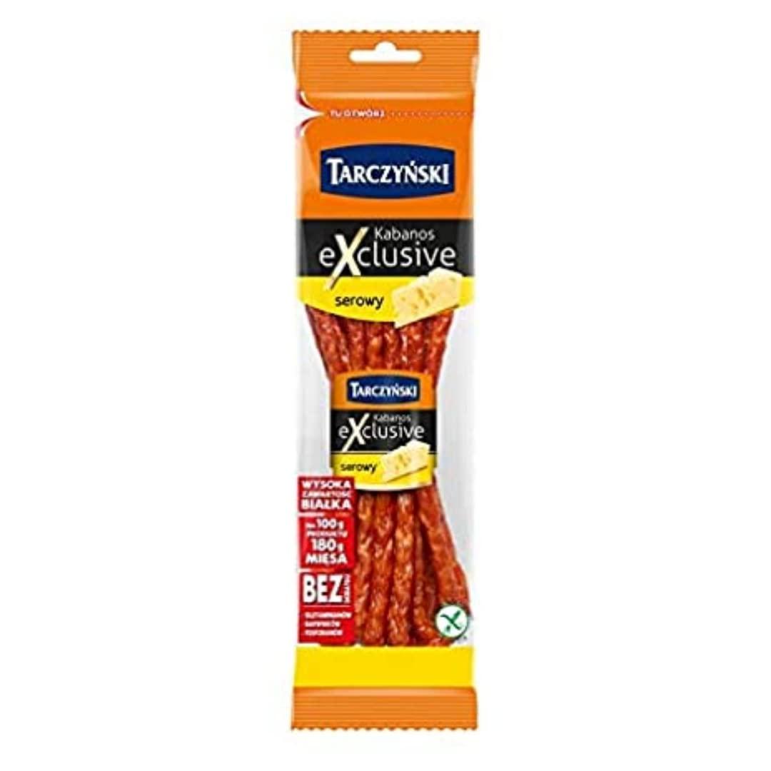 Tarczynski Cheese Exclusive Kabanos Sausages 105gr x 10 pack | Buy Now ...