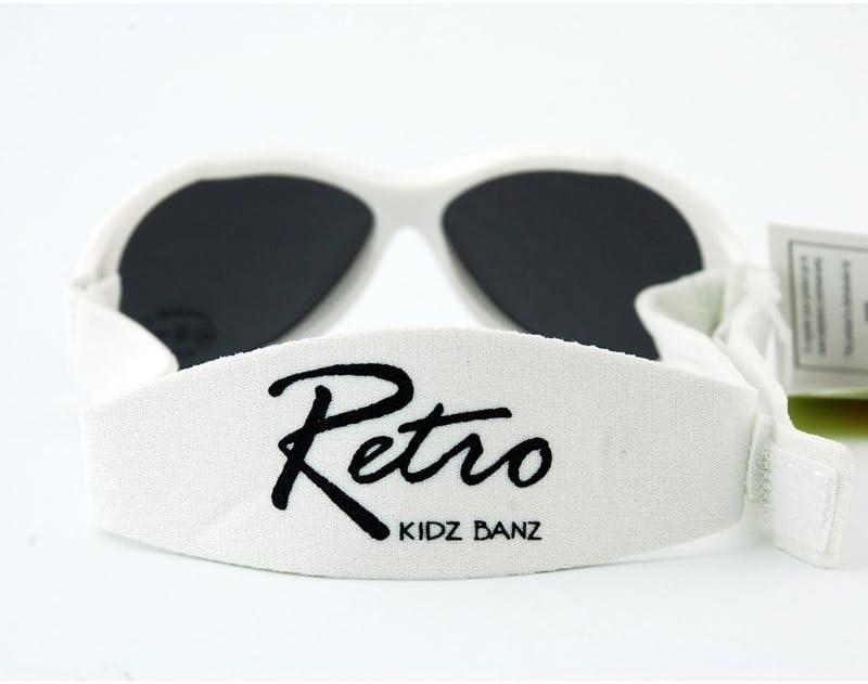 Baby Banz Retro Banz Wrap Sunglasses - White, Size KIDS 2-5 Years | Buy ...