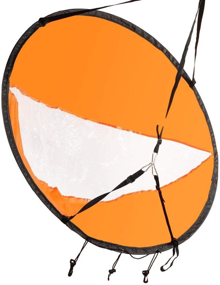 Vbest Life 42 Kayak Wind Sail Kit with Clear Window - Foldable Downwind ...