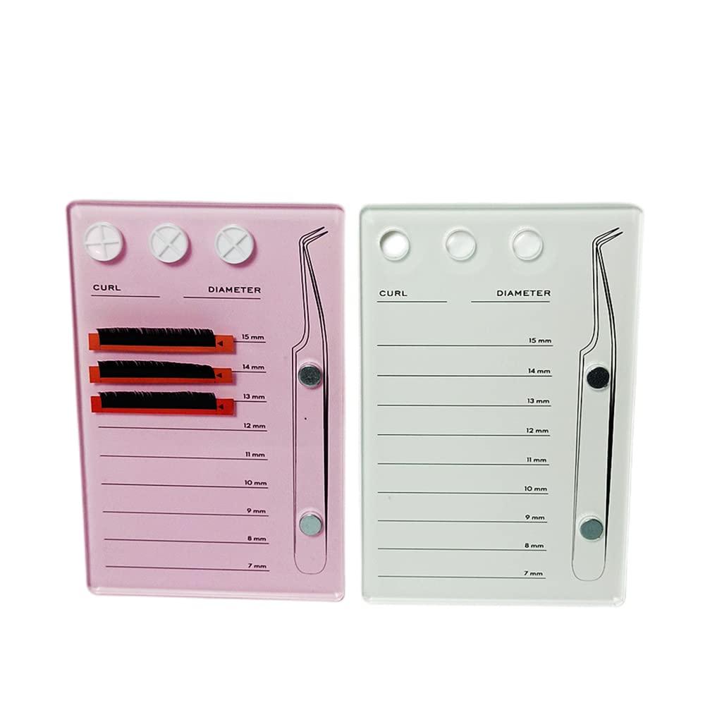 Acrylic Eyelash Extension Organizer | Pink False Eyelash Tray with ...
